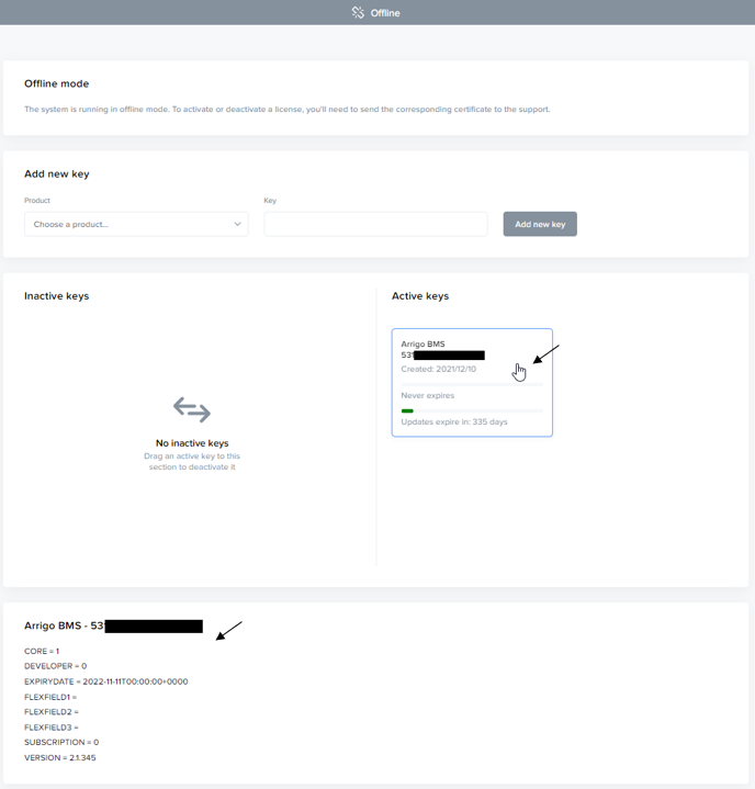 Arrigo License Manager installer - The written words.